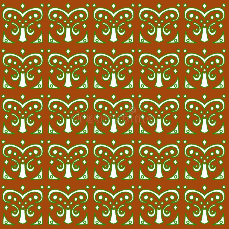 Seamless Basic Pattern Arabic Pattern Carpet Design Stock Illustration ...