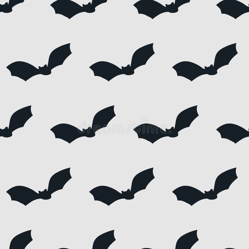 Seamless bat pattern stock illustration. Illustration of simple - 63493955