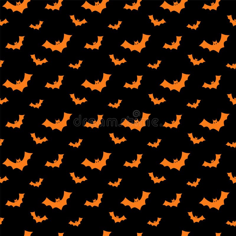 Seamless Bat Pattern and Background Vector Illustration Stock Vector ...