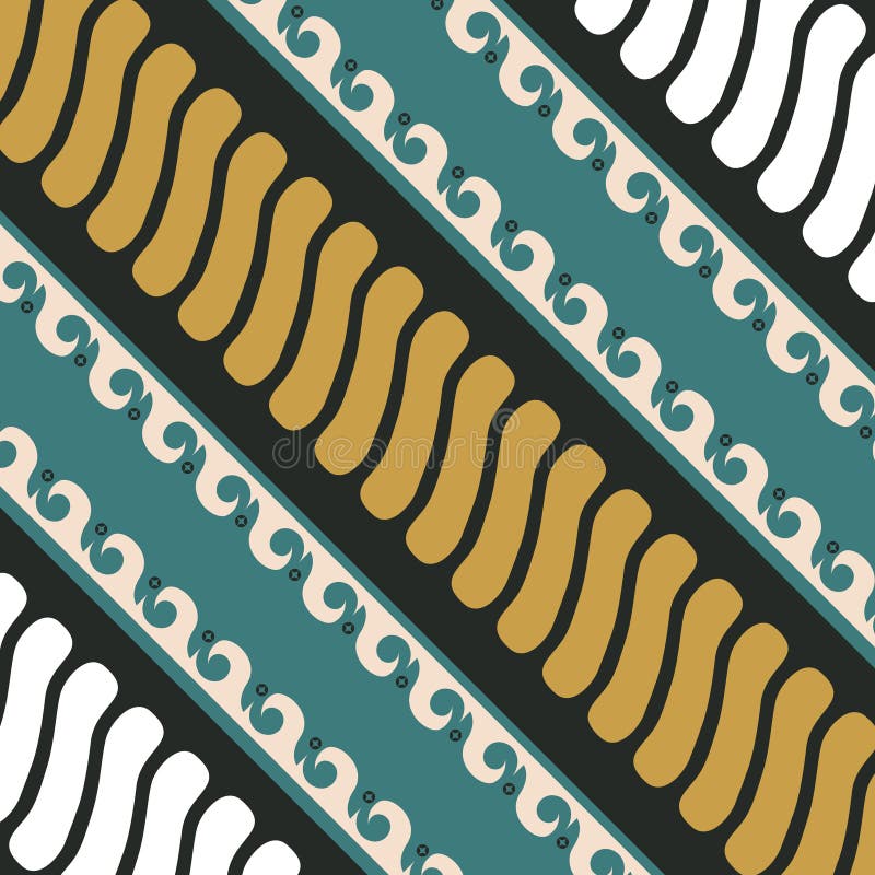 Seamless Batik Pattern Motif Indonesia Design Fashion Stock Vector ...