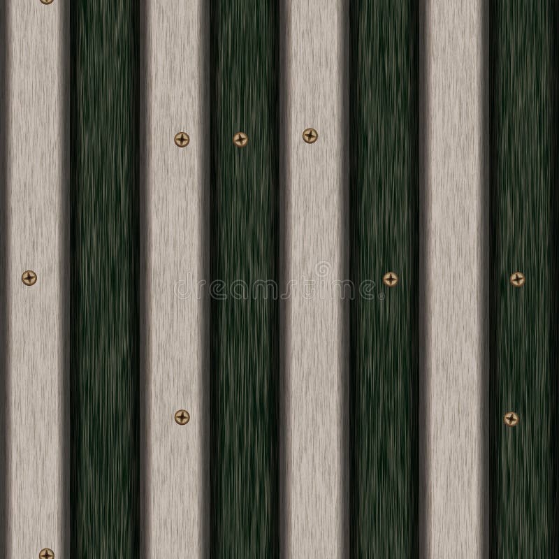 Seamless Batten Wooden Pattern Stock Illustration - Illustration of ...