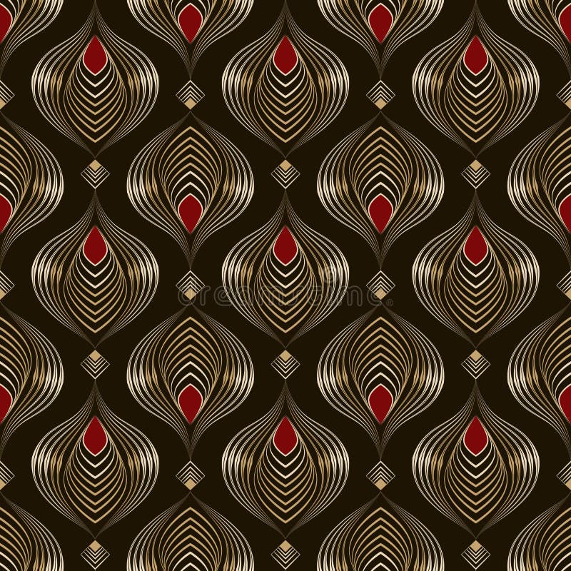 Seamless Beautiful Antique Pattern Ornament. Geometric Background ...
