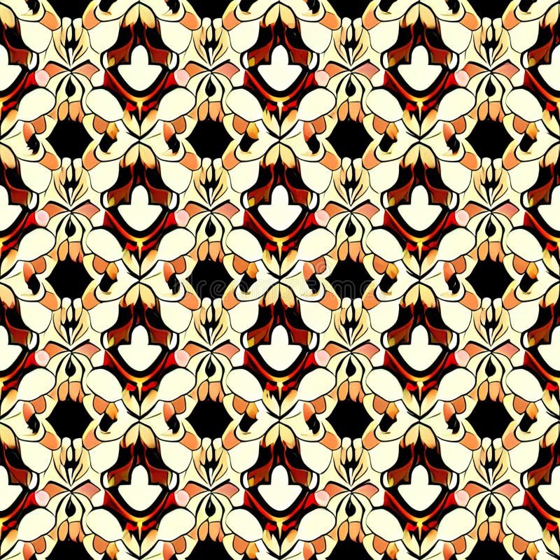 Seamless, Beautiful Design of Delicate Patterns in Multiple Colours ...