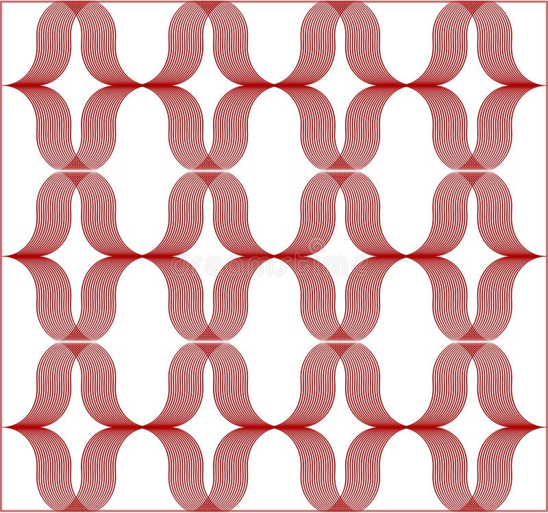 Seamless Red and White Pattern Background Vector Illustration Stock ...