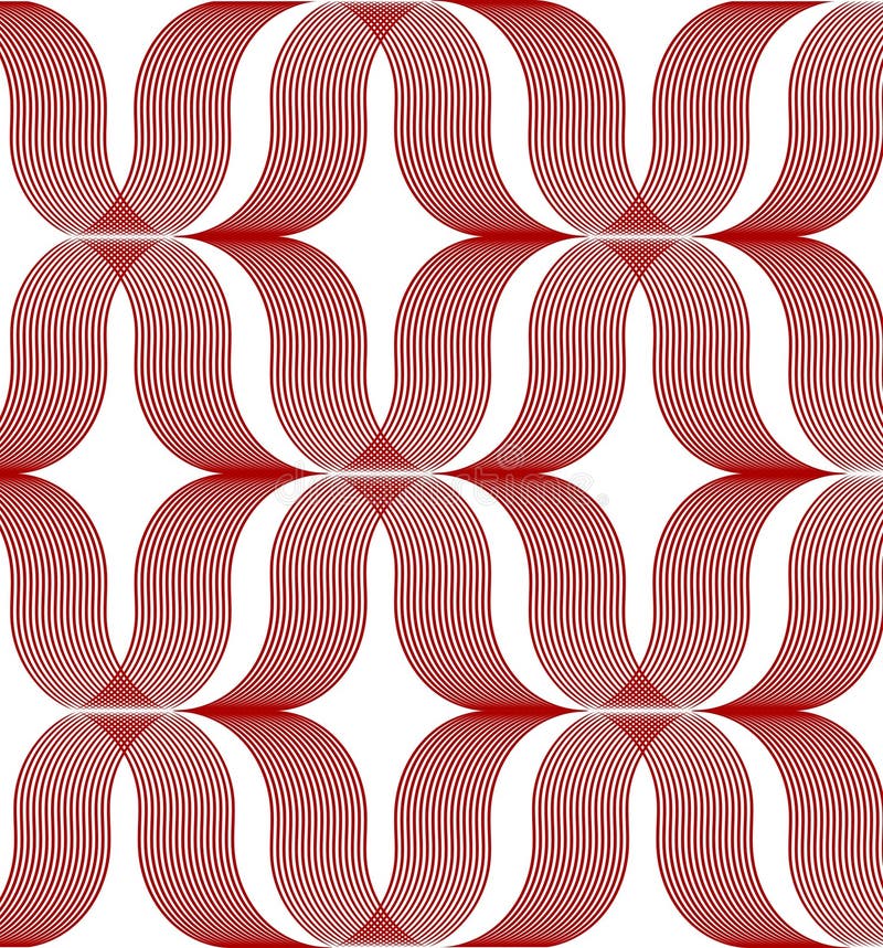 Seamless Red and White Pattern Background Vector Illustration Stock ...