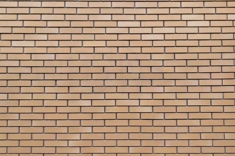 Seamless Beige Brick Wall Texture with Horizontal Rectangular Bricks ...