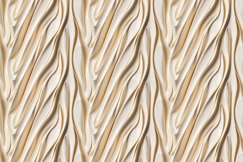 Seamless Beige Creamy Texture Stock Illustration - Illustration of ...