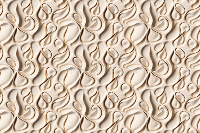 Seamless Beige Creamy Texture Stock Illustration - Illustration of ...