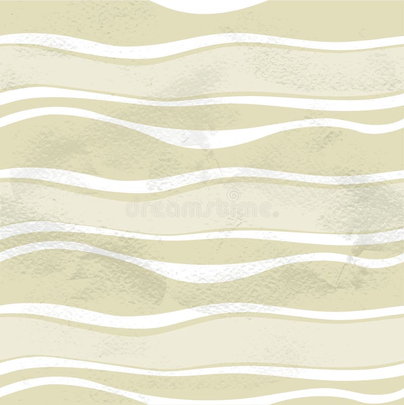 Seamless Vintage Pattern with Waves Stock Vector - Illustration of ...
