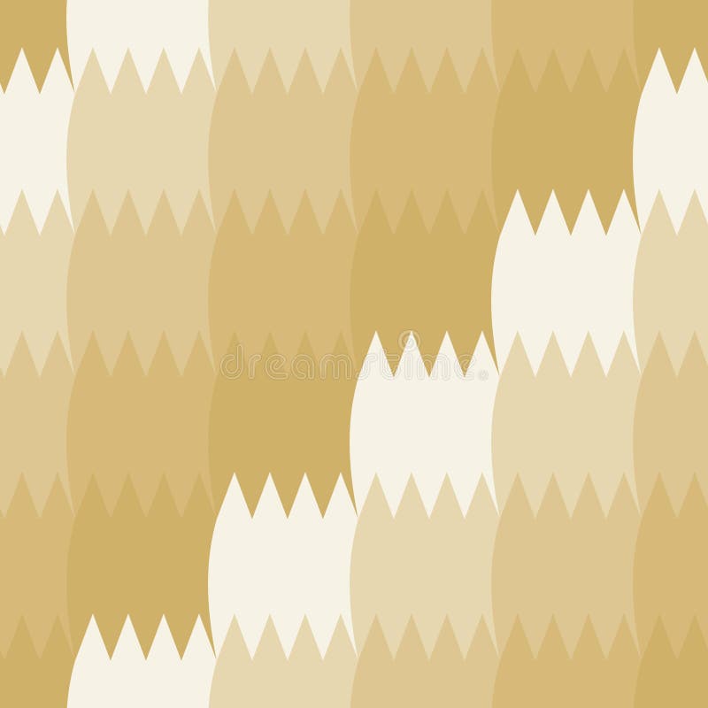 Seamless Beige Retro Pattern Background Stock Vector - Illustration of ...