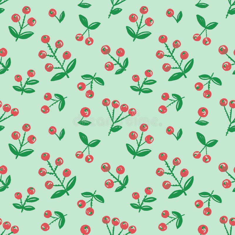 Seamless berry background stock illustration. Illustration of ornament ...