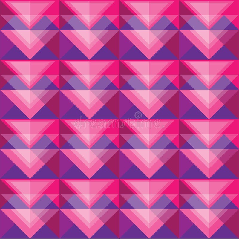 Seamless Berry Triangle Pattern Design Stock Vector - Illustration of ...