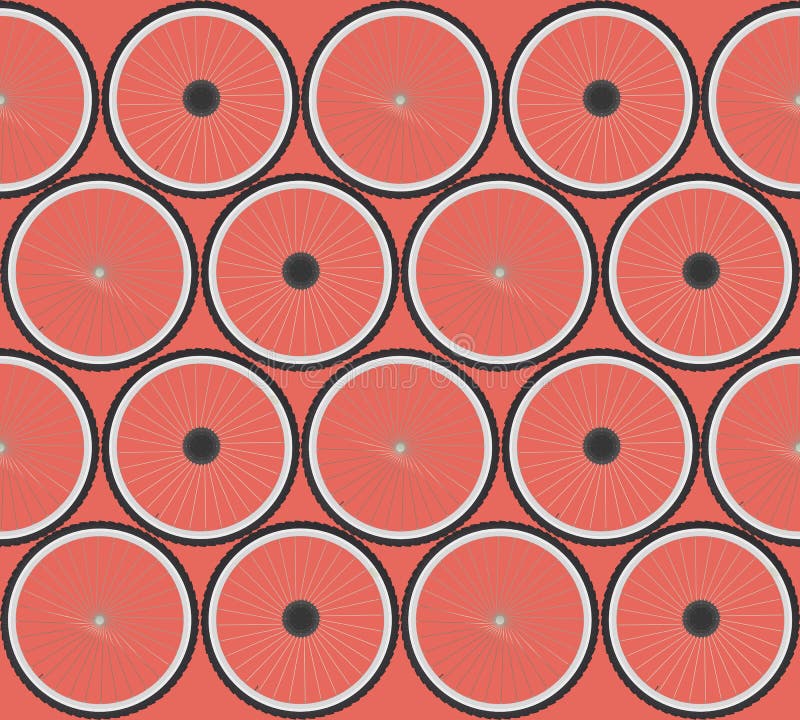 Bicycle pattern stock vector. Illustration of cycle, pattern - 18946976