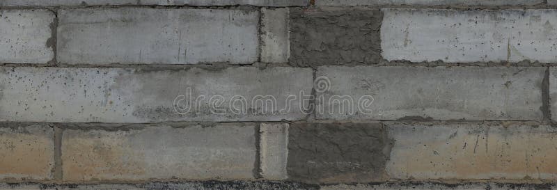 Seamless Big Concrete Blocks Texture Stock Photo - Image of build, site ...