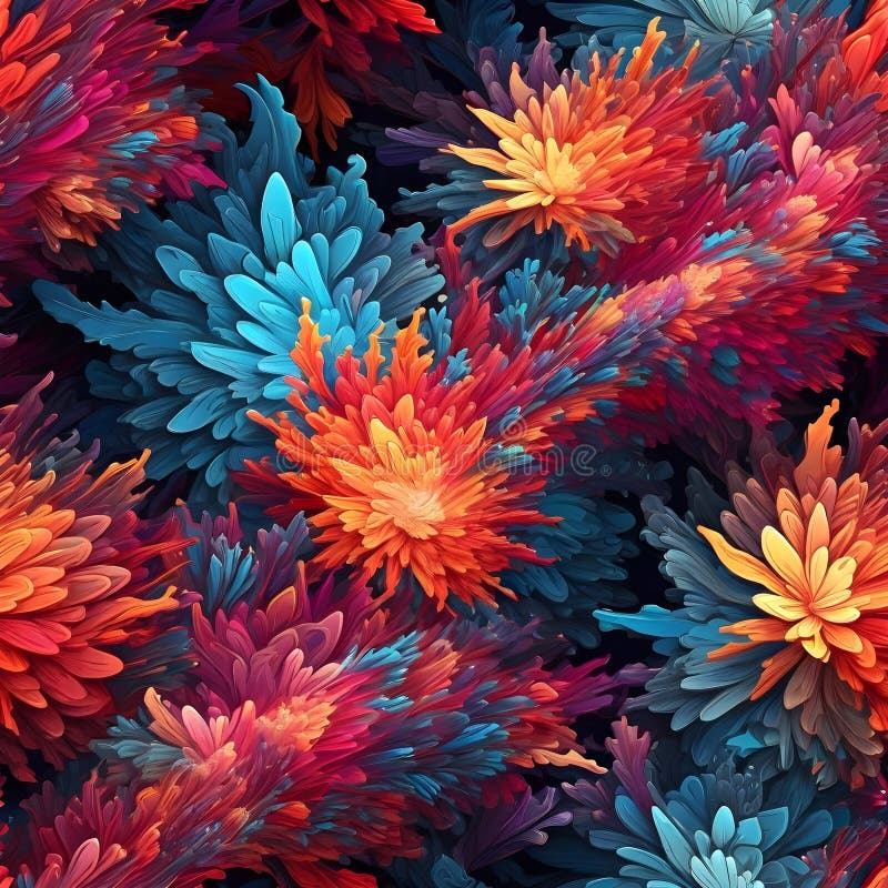 Futuristic Cosmic & Sci-Fi Patterns Stock Illustration - Illustration ...