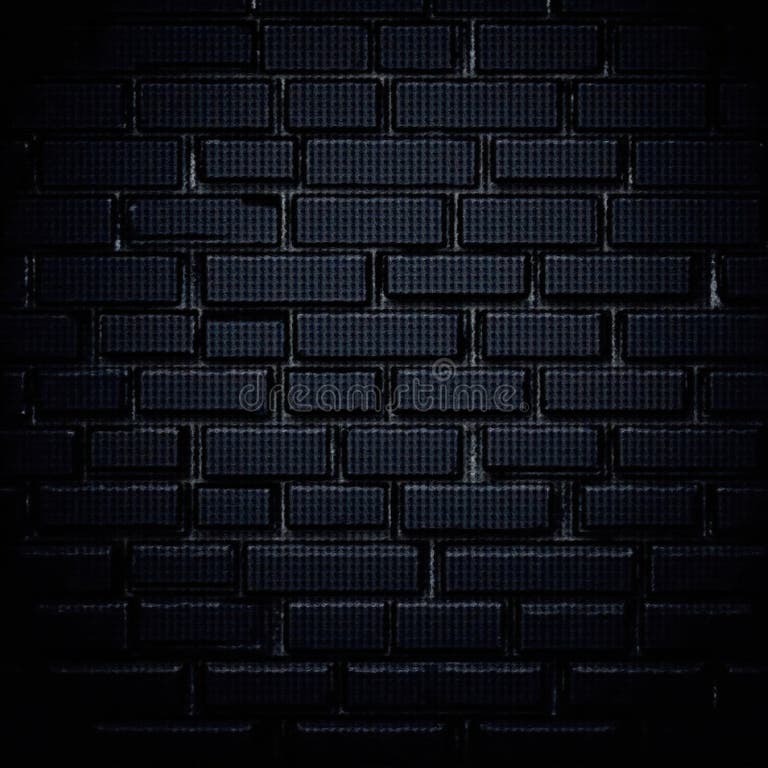 Seamless Black Brick Wall Texture Dark, Grunge Backdrop , Stone, Repeat ...