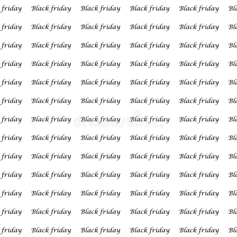 Seamless Black Friday Pattern. the Words Black Friday. Seamless Texture ...