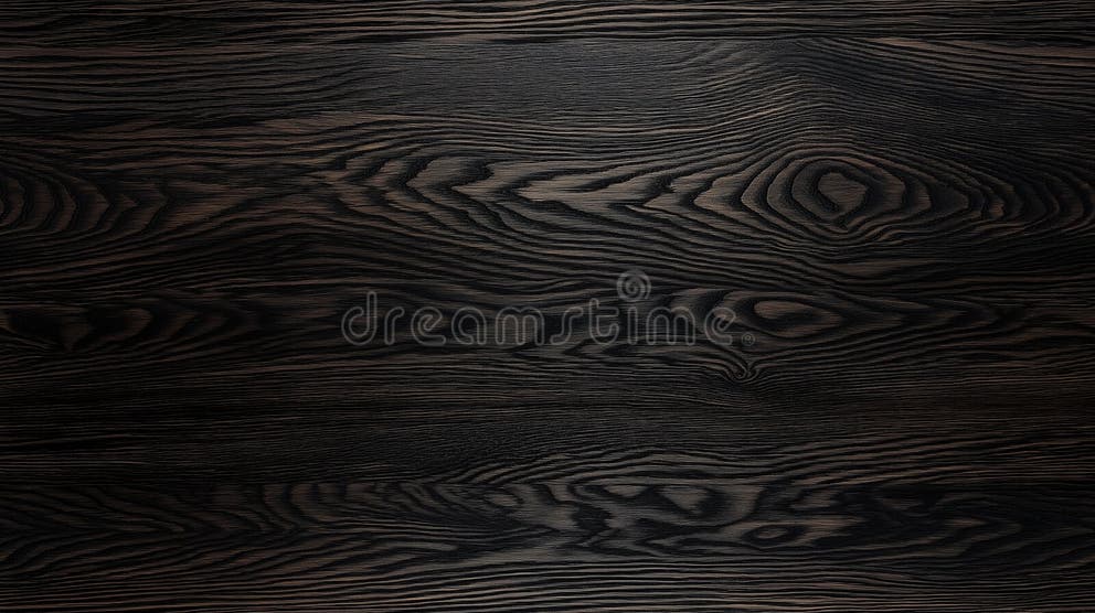 Seamless Black Oak Pattern. Elegant and Rustic Dark Wood Texture for ...