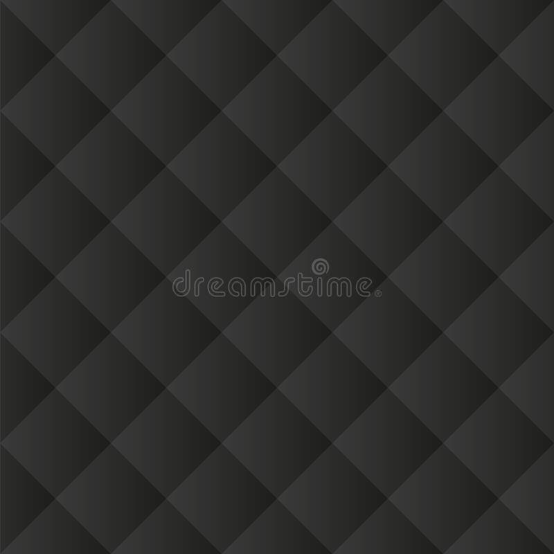 Black padding texture stock illustration. Illustration of bolster ...
