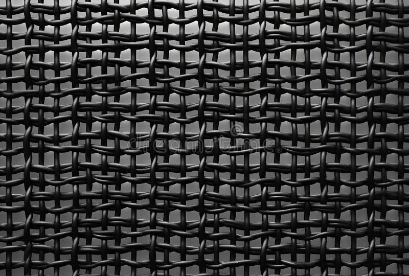 Seamless Black Plastic Mesh Texture Pattern Stock Illustration ...