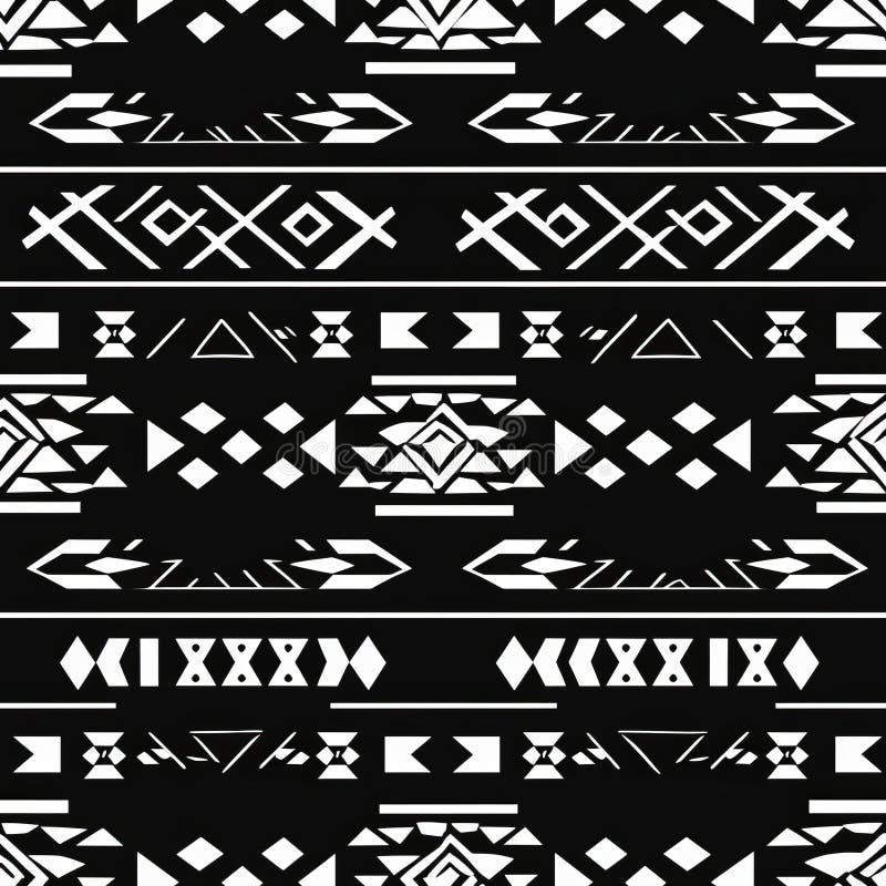Aztec Black White Stock Illustrations – 27,795 Aztec Black White Stock ...