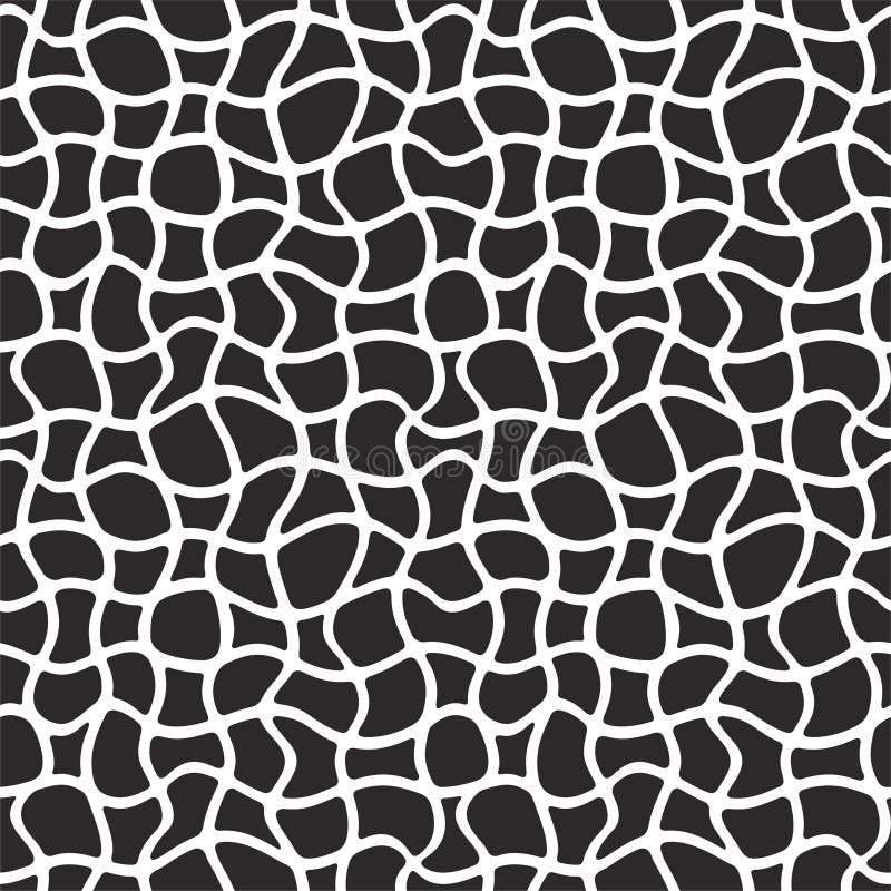 Seamless Black and White Net Pattern. Abstract Background. Vector ...