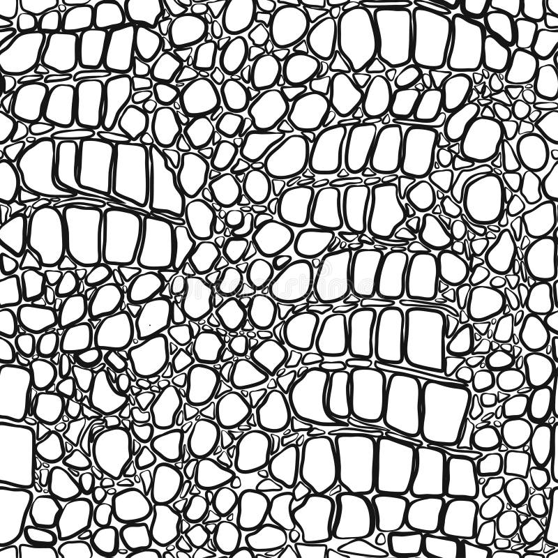 Black Crocodile Skin Texture Stock Illustrations – 908 Black Crocodile ...