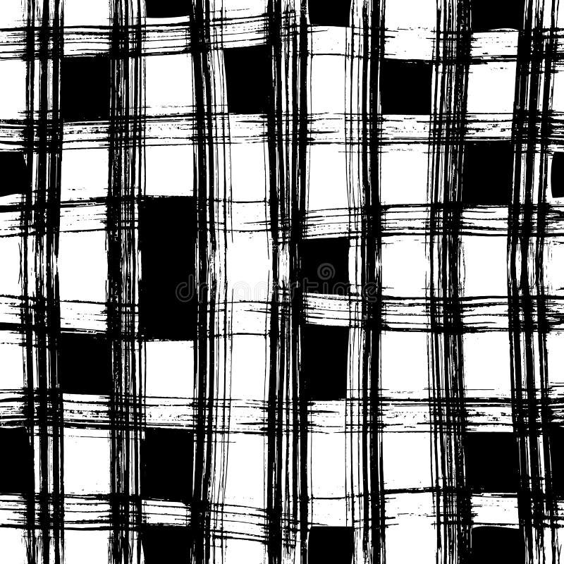 Black White Background Hand Drawn Vertical Lines Black White Pattern ...