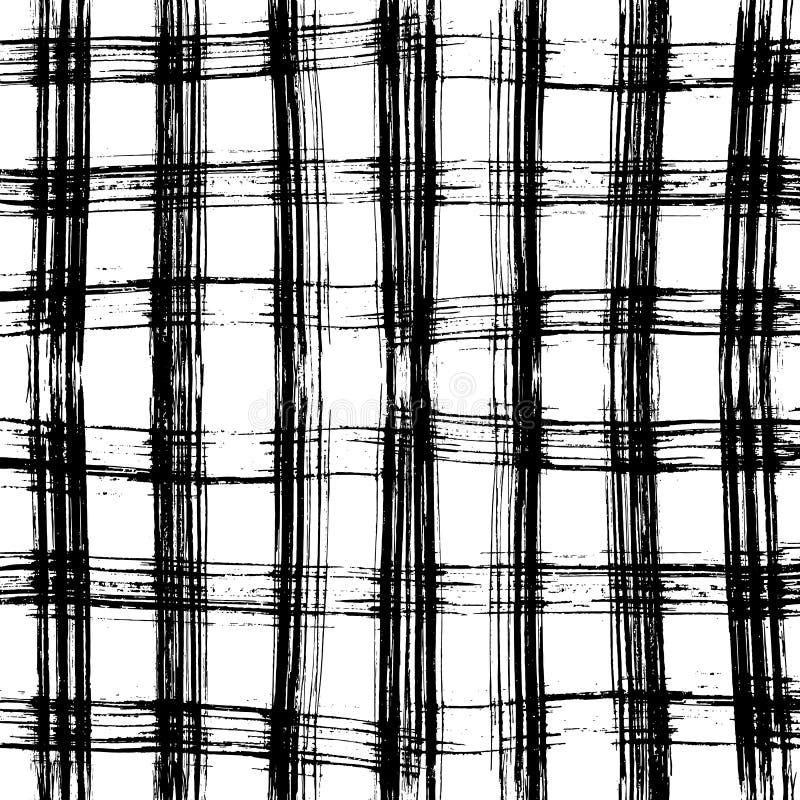 Black White Background Hand Drawn Vertical Lines Black White Pattern ...