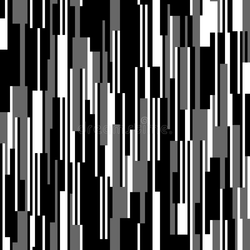 Seamless Black and White Pattern, Vertical Lines Stock Vector ...