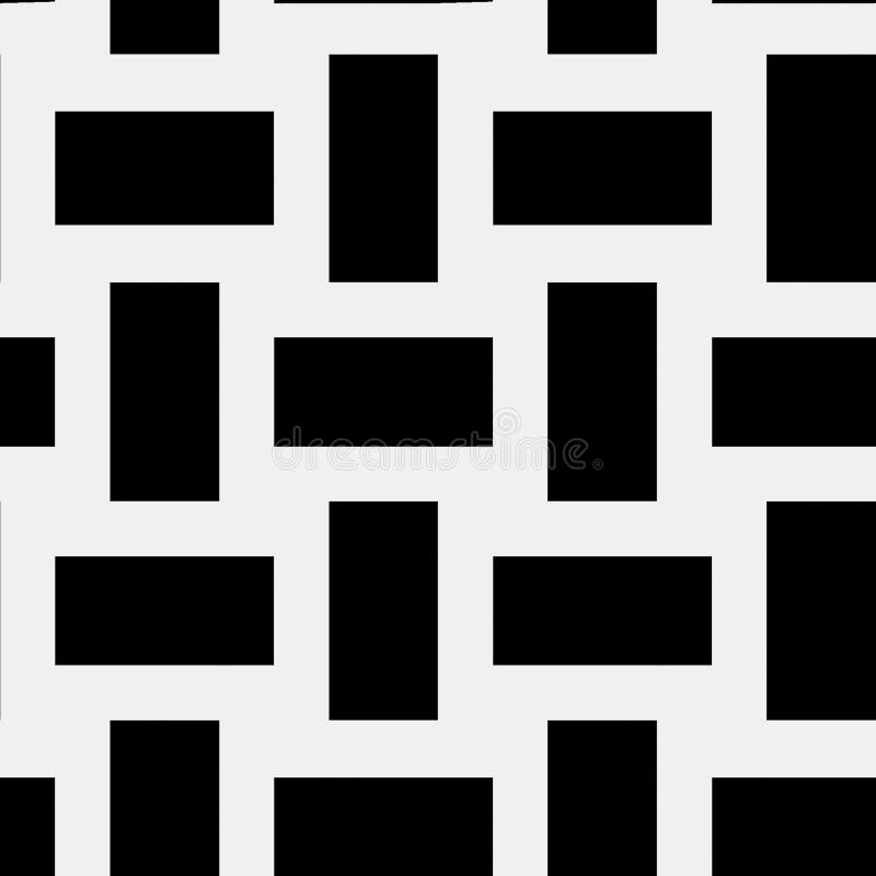 Seamless Black and White Patterns Stock Illustration - Illustration of ...