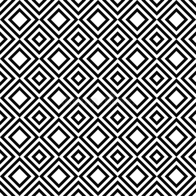 Seamless Black and White Square Pattern Stock Vector - Illustration of ... Seamless Black and White Square Pattern Stock Vector - Illustration of ...