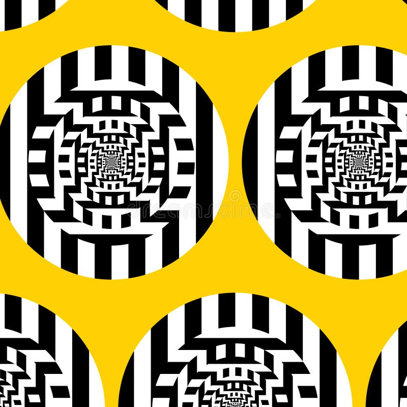 Op Art Circles Black White Stock Illustrations – 46 Op Art Circles ...
