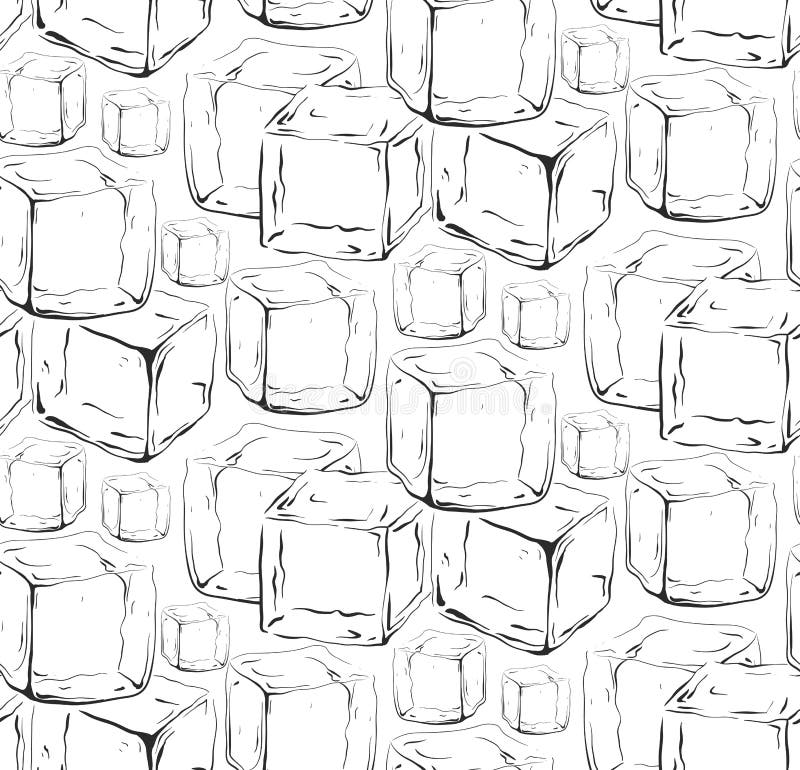 Ice wall seamless texture stock illustration. Illustration of freshness ...