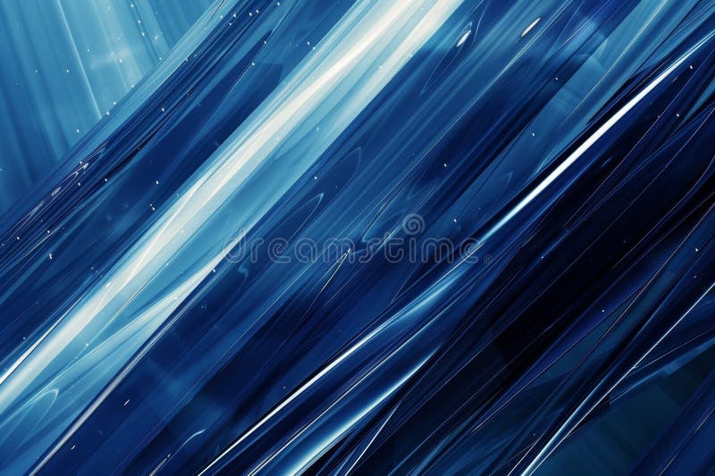 Seamless Blend of Tech and Aesthetics in Abstract Blue Background with ...