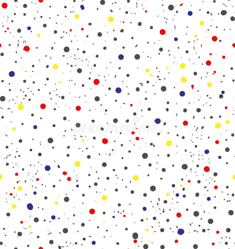 Seamless Blob Pattern. Ink Drop Background Stock Illustration ...