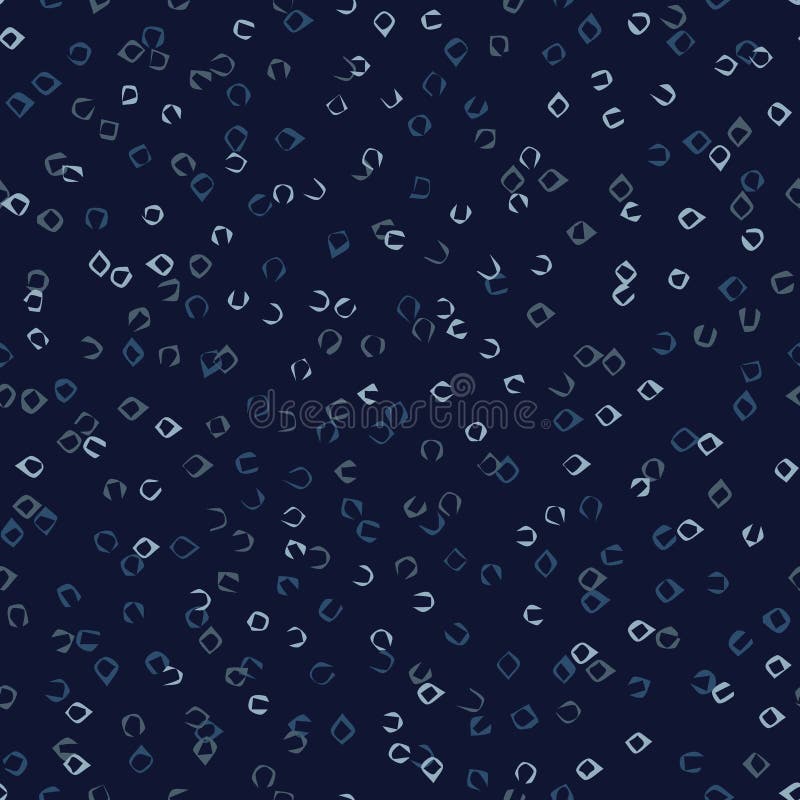 Seamless Blue Abstract Camouflage Pattern Stock Vector - Illustration ...