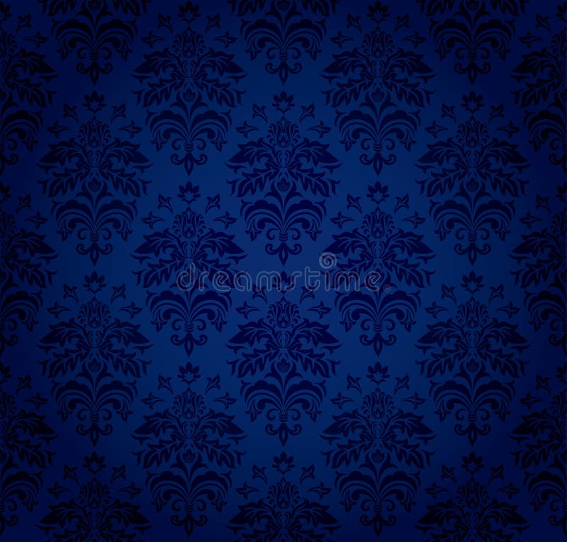 Seamless blue background stock vector. Illustration of corner - 13823393