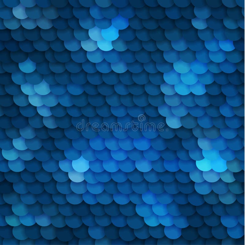 Seamless Blue Background with Circles Texture Stock Vector ...