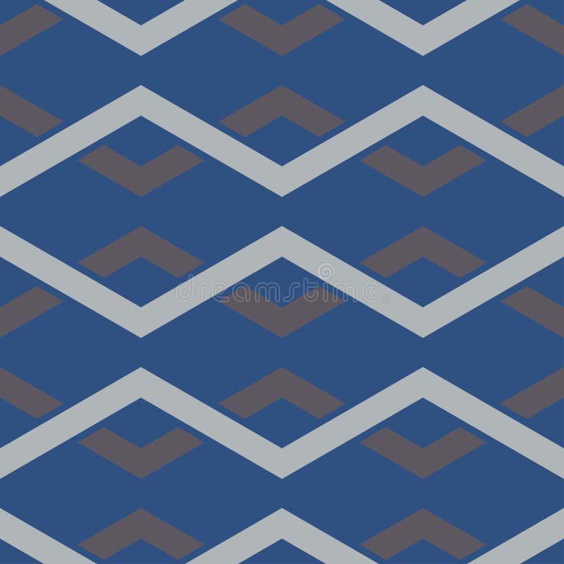 Seamless Blue Background. with Geometric Patterns Stock Vector ...