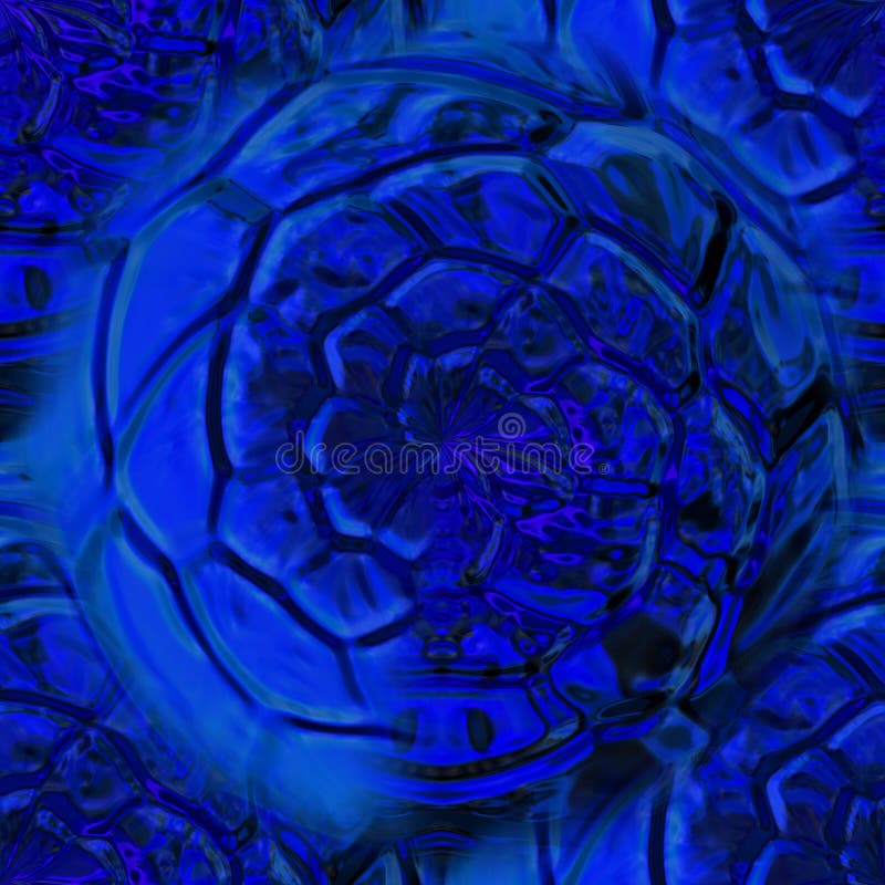Seamless Blue Background with Round Elements. Beautiful Abstraction ...