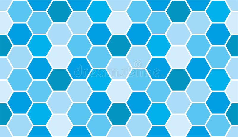 Bee Honeycomb Seamless Pattern, Blue Honey Texture Stock Vector ... Bee Honeycomb Seamless Pattern, Blue Honey Texture Stock Vector ...