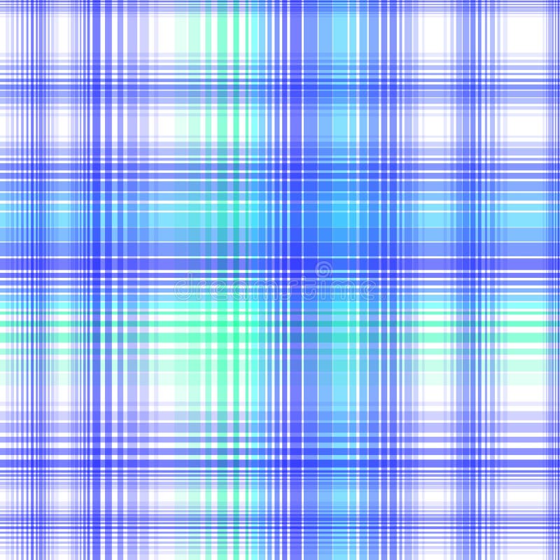 Seamless Blue Checkered Pattern. Vector Illustration Stock Vector ...