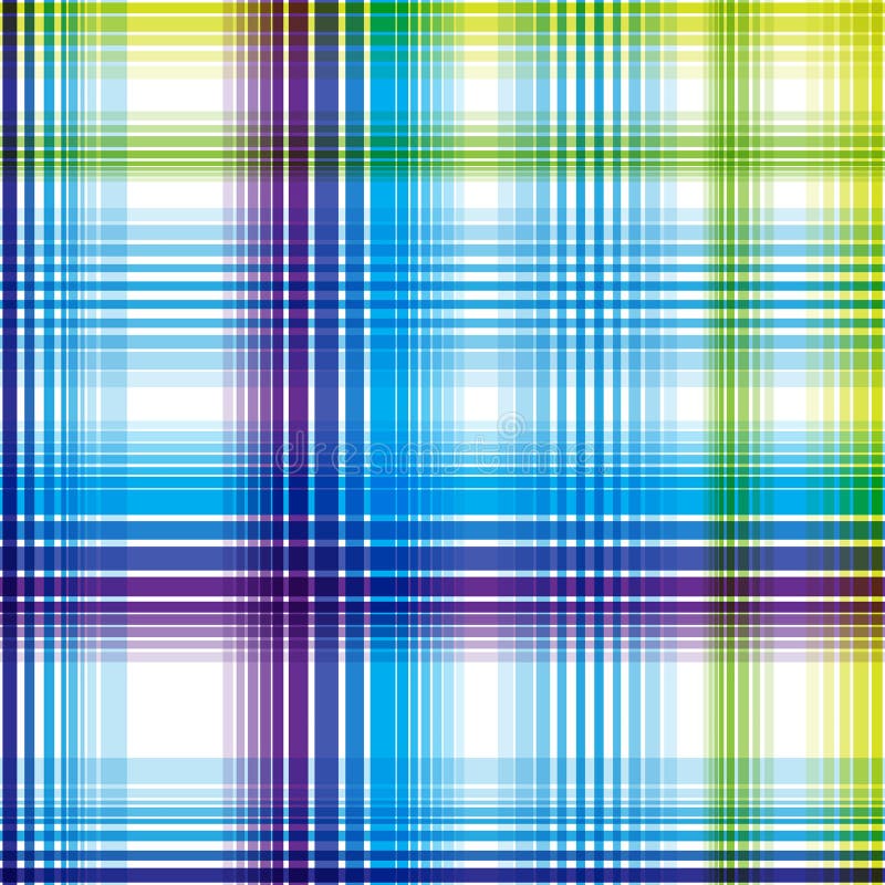 Seamless Blue Checkered Pattern. Vector Illustration for Your De Stock ...