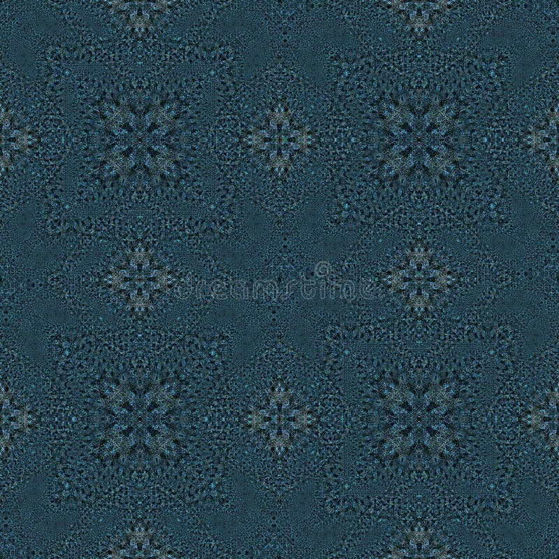 Seamless Blue Colour Bohemian Texture. Abstract Carpet Pattern, Color ...