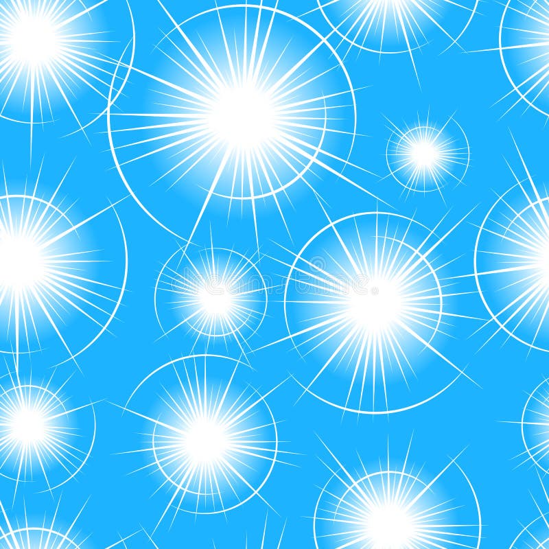 Seamless Blue Flare Pattern Stock Vector - Illustration of cluster ...