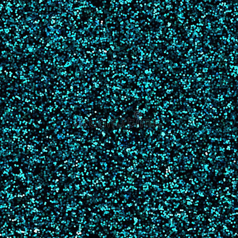 Seamless Bright Blue Glitter Texture Shimmer Background Stock Vector