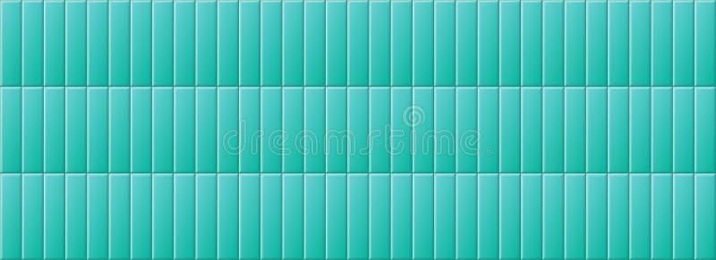 Seamless Blue Green Tile Pattern. Rectangle Ceramic Tiled Texture for ...