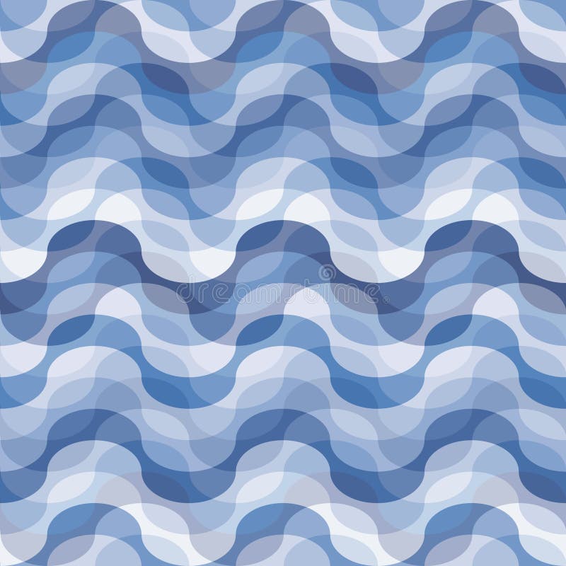 Seamless Retro Blue Pattern Picture. Image: 5202581