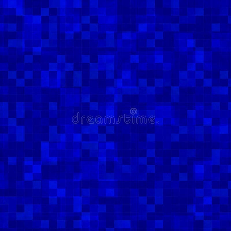 Seamless Blue Pixel Square Pattern Background – Abstract Digital ...